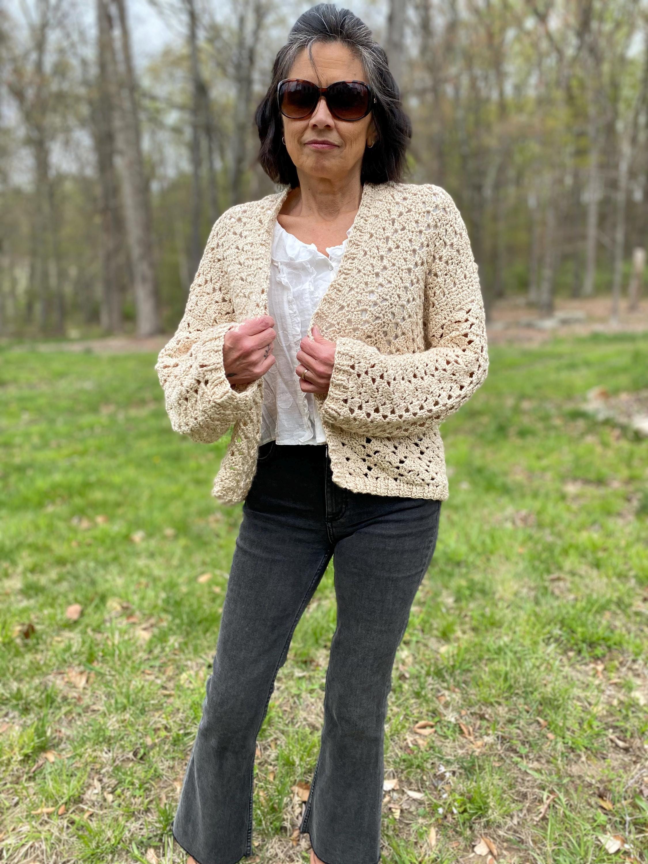 Sea Shell Cardigan, Crochet Cardigan, Crochet Pattern, Cardigan Pattern ...