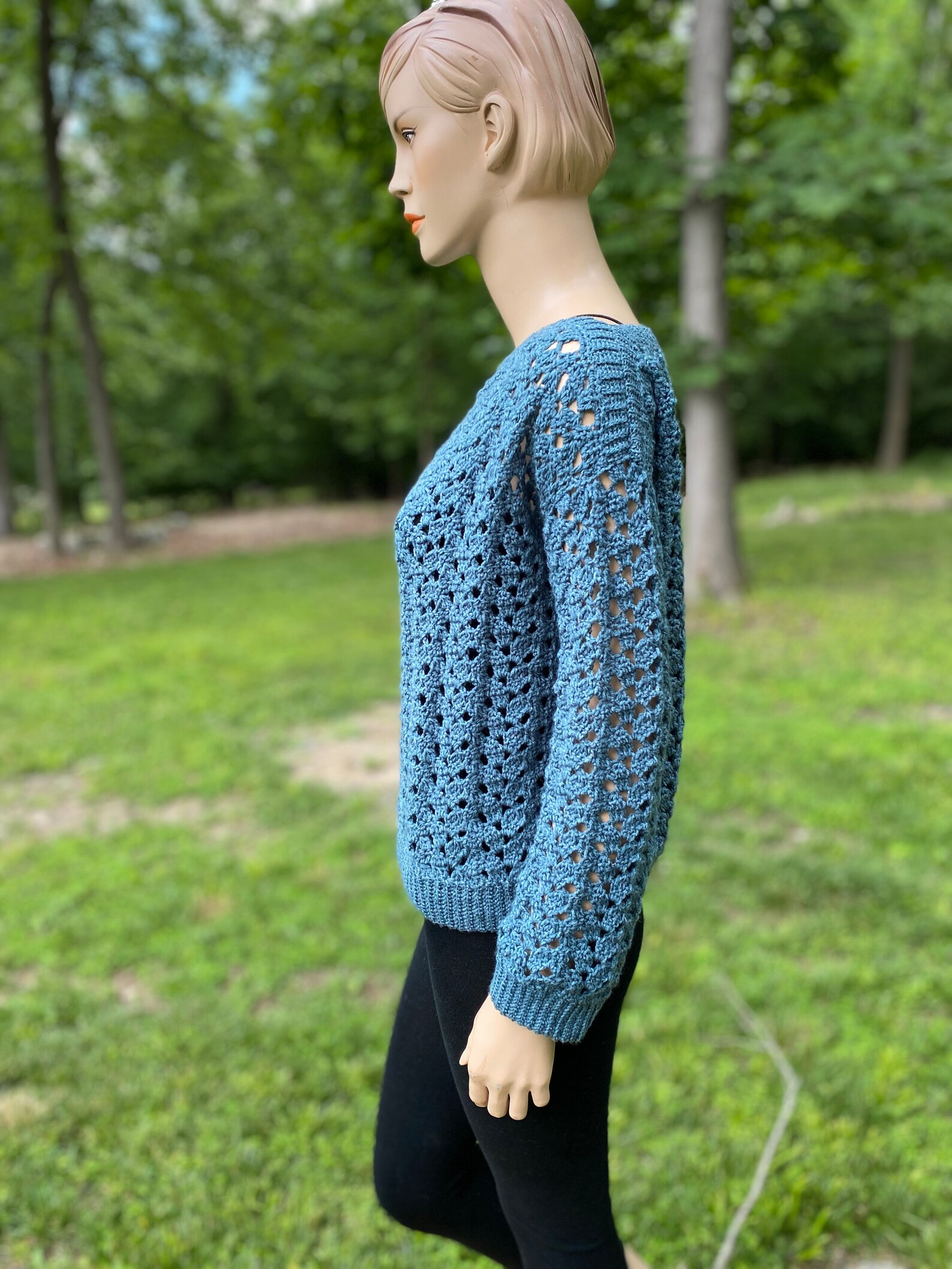 Sea Glass Crochet Sweater Pattern, Intermediate/advanced (PDF Pattern ...