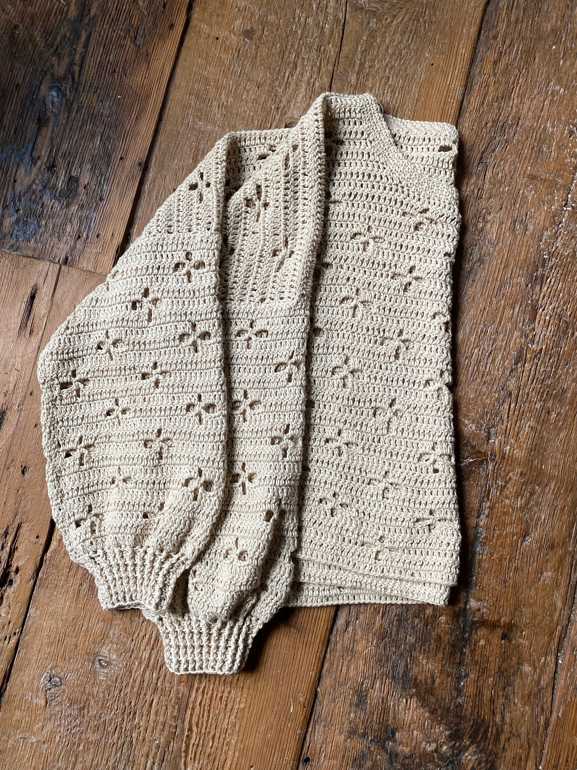 Lacy Blossom Crochet Sweater Pattern, Crochet Sweater Pattern, Crochet ...