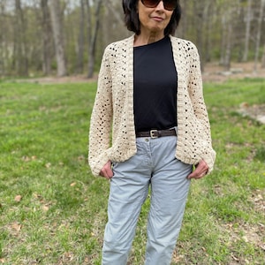 Sea Shell Cardigan, Crochet Cardigan, Crochet Pattern, Cardigan Pattern ...