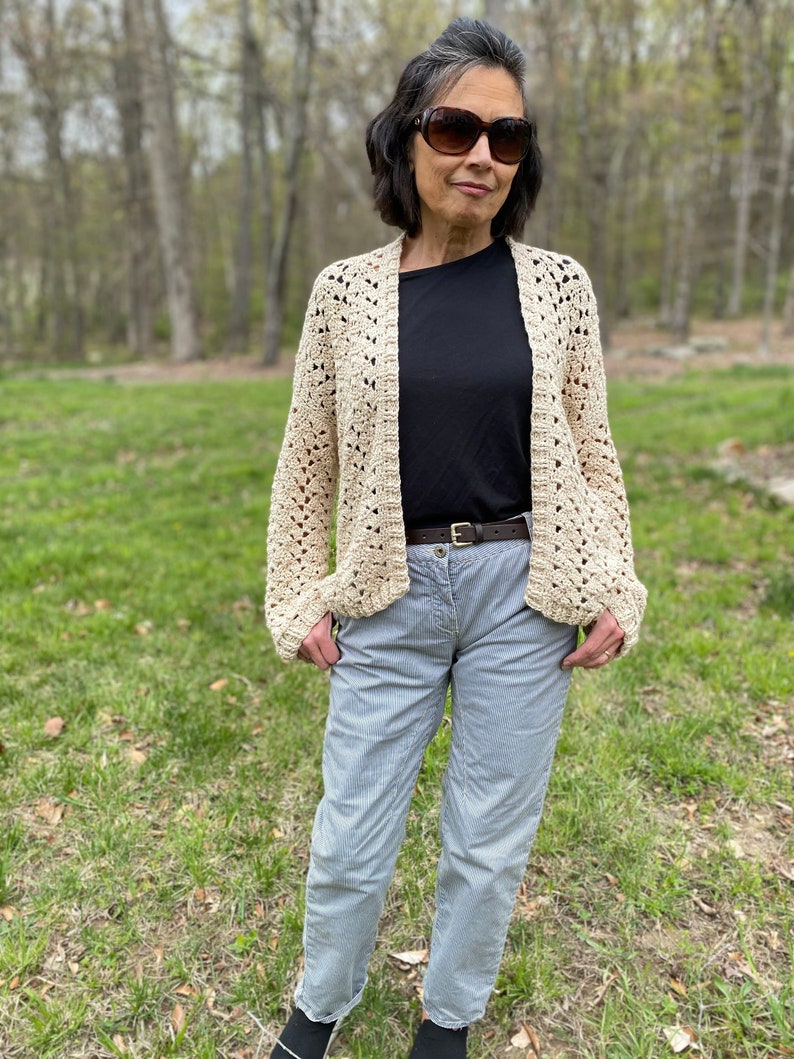 Sea Shell Cardigan, Crochet Cardigan, Crochet Pattern, Cardigan Pattern ...