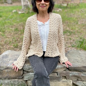 Sea Shell Cardigan, Crochet Cardigan, Crochet Pattern, Cardigan Pattern ...