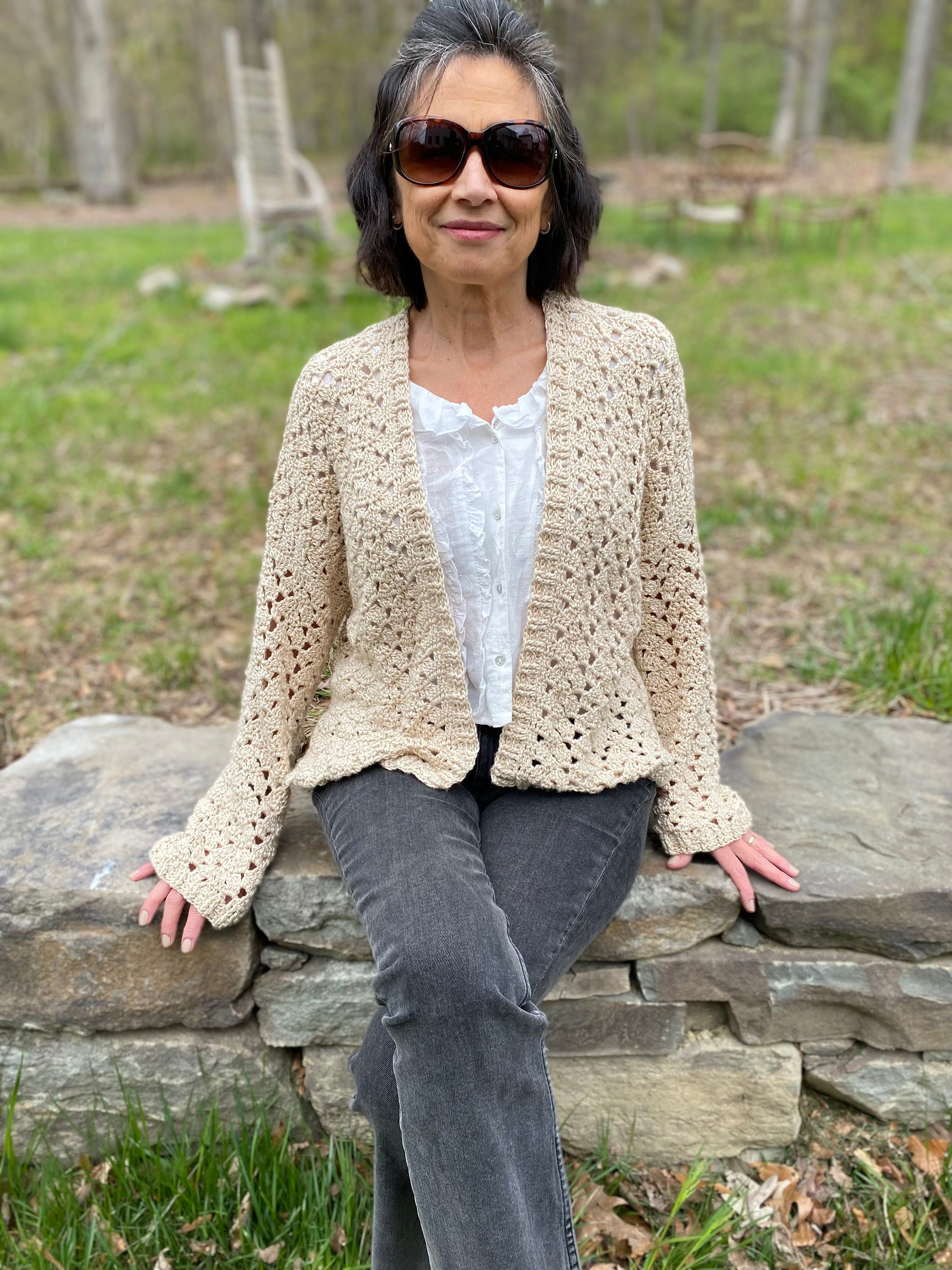 Sea Shell Cardigan, Crochet Cardigan, Crochet Pattern, Cardigan Pattern ...