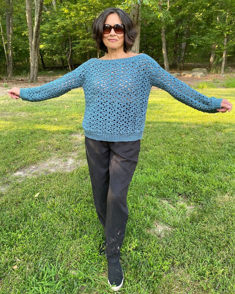 Sea Glass Crochet Sweater Pattern, Intermediate/advanced (PDF Pattern ...