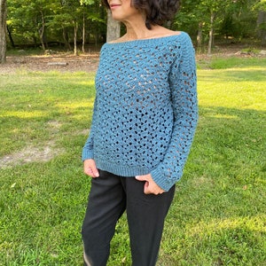 Sea Glass Crochet Sweater Pattern, Intermediate/advanced (PDF Pattern ...