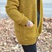Mustard Cardigan Pattern, Crochet Cardigan, Crochet Pattern, Women ...
