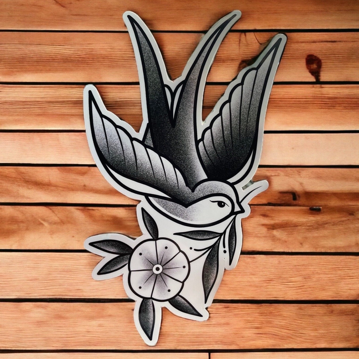 Sparrow Skeleton Tattoo
