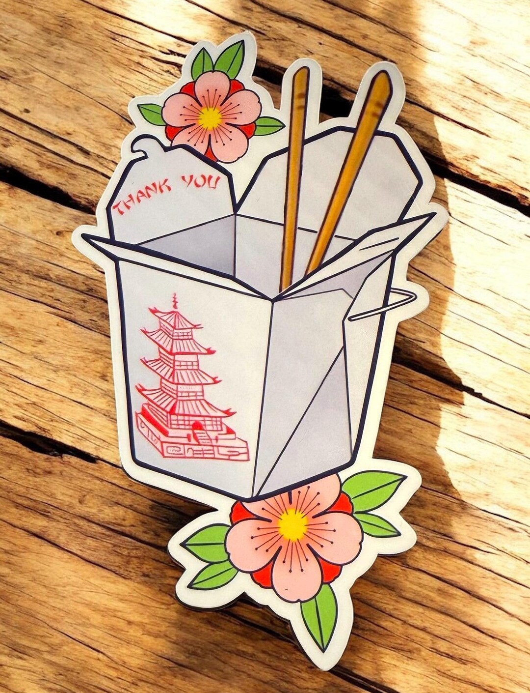 To Go Food Box Tattoo Sticker Decal - Etsy