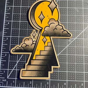 Portal Keyhole Tattoo Sticker - Etsy