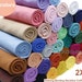 21 Colors Stripes Ribbing 15cm X 80cm Ribbing and Binding Knit Fabric ...