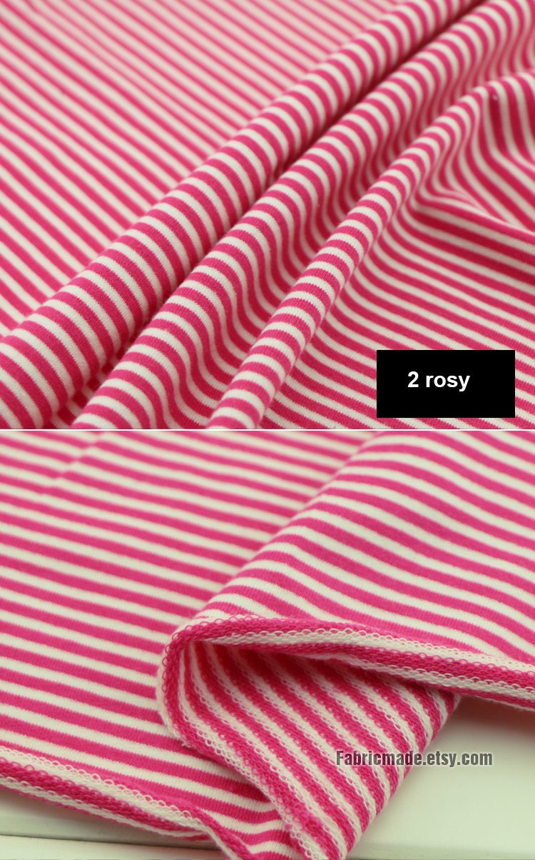 2mm Pin Stripes Fabric White Red Green Blue Brown White Stripe Baby ...
