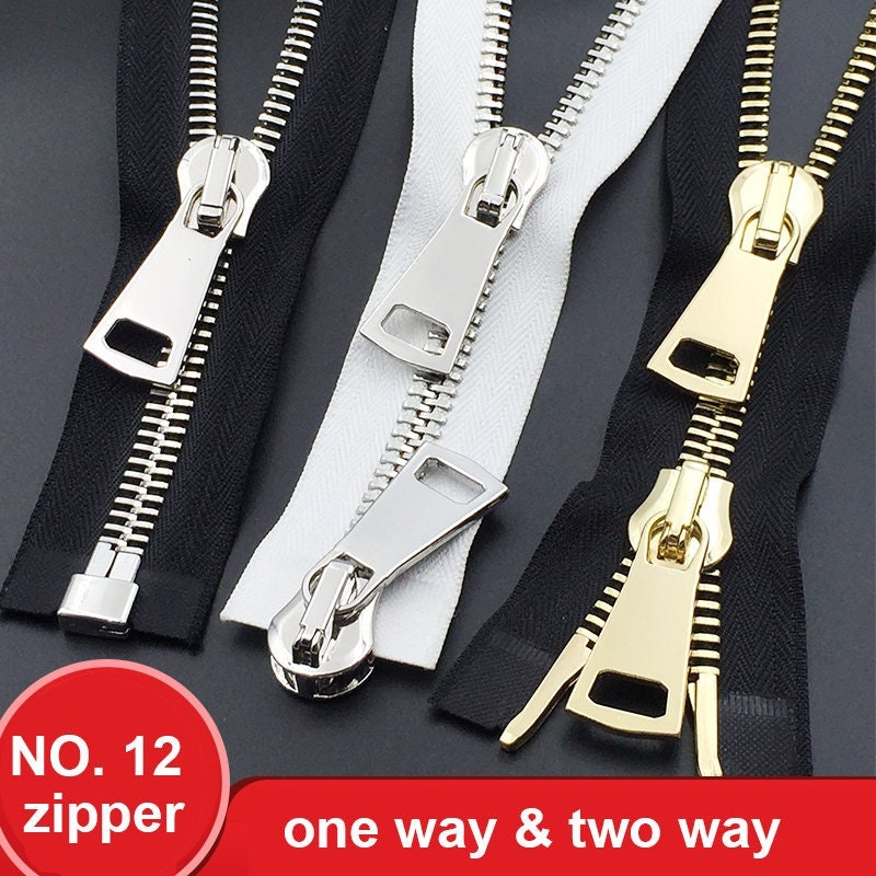 Silver Metal Zipper
