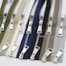 21 Colors - Long Silver Teeth Heavy Zippers, Two Ways Metal Zippers for ...