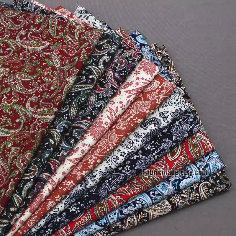 Paisley stoff dunkelblau - Etsy.de