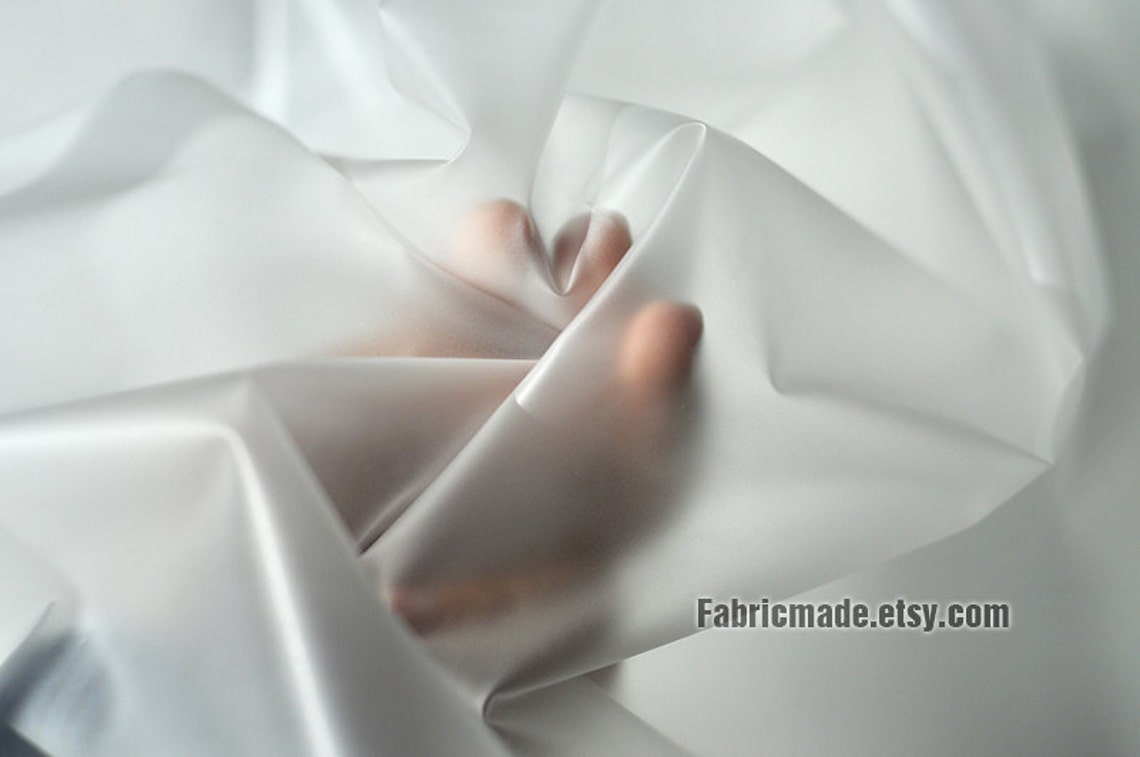 1/2 Yard Thin Translucency TPU Fabric- Transparent Clothes Raincoat ...