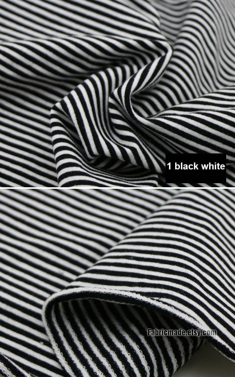 2mm Pin Stripes Fabric White Red Green Blue Brown White Stripe Baby ...