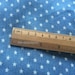 Pre Washed Denim Cotton Fabric – Light Weight Blue Stars/dots - Etsy
