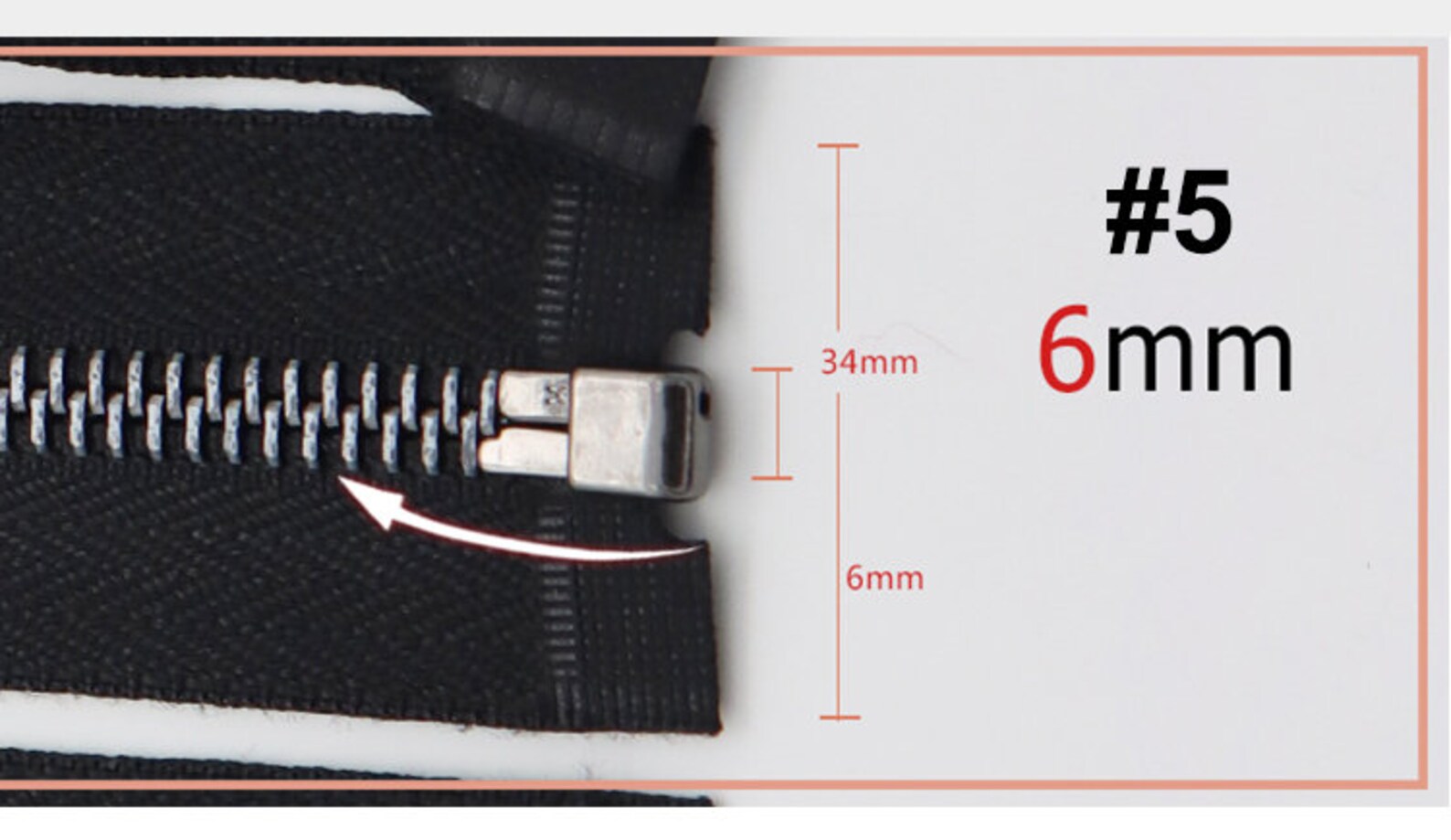 659 Gunmetal Teeth Zippers Black Metal Zippers - Etsy