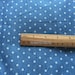 Pre Washed Denim Cotton Fabric – Light Weight Blue Stars/dots - Etsy
