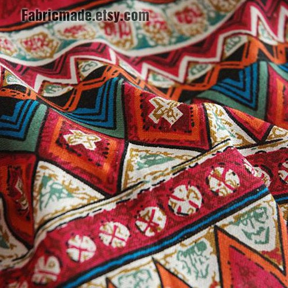 Bohemian Pattern Fabric