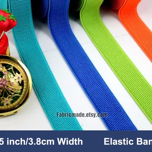 3 Yards 22 Colors Choose - 1.5 Inch/ 40mm Elastic Band, Corn Elastic ...