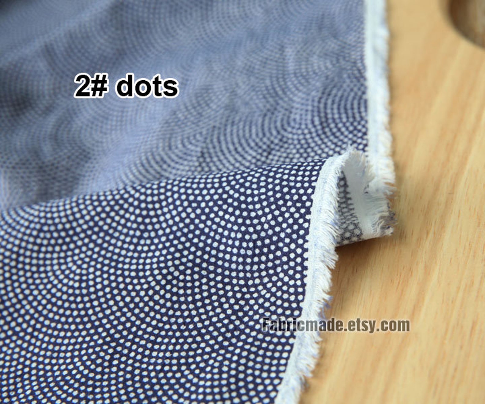 Vintage Navy Blue Cotton Fabric Fabric Navy Fabric With Wave | Etsy