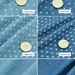 Pre Washed Denim Cotton Fabric/ Summer Light Weight Denim Fabric/ Blue ...
