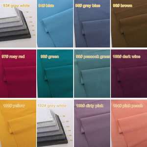 116 Colors Choose Ribbing- 7.8" Length 20 X 100cm Ribbing and Binding ...