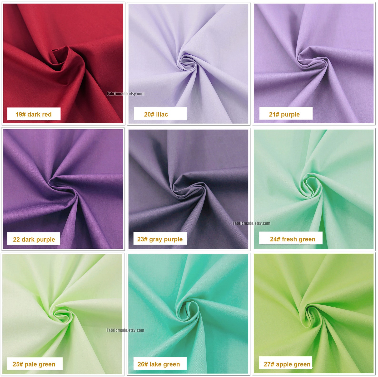 46 Colors 98 250cm Wide Solid Cotton Fabric Twill - Etsy