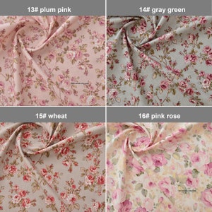 Rose Bouquet Cotton Fabric, Roses Cotton Collection - 1/2 Yard - Etsy