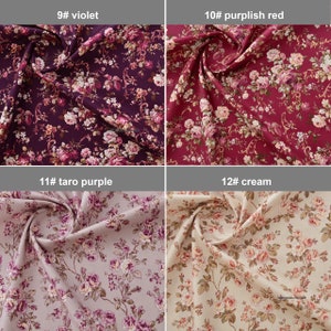 Rose Bouquet Cotton Fabric, Roses Cotton Collection - 1/2 Yard - Etsy