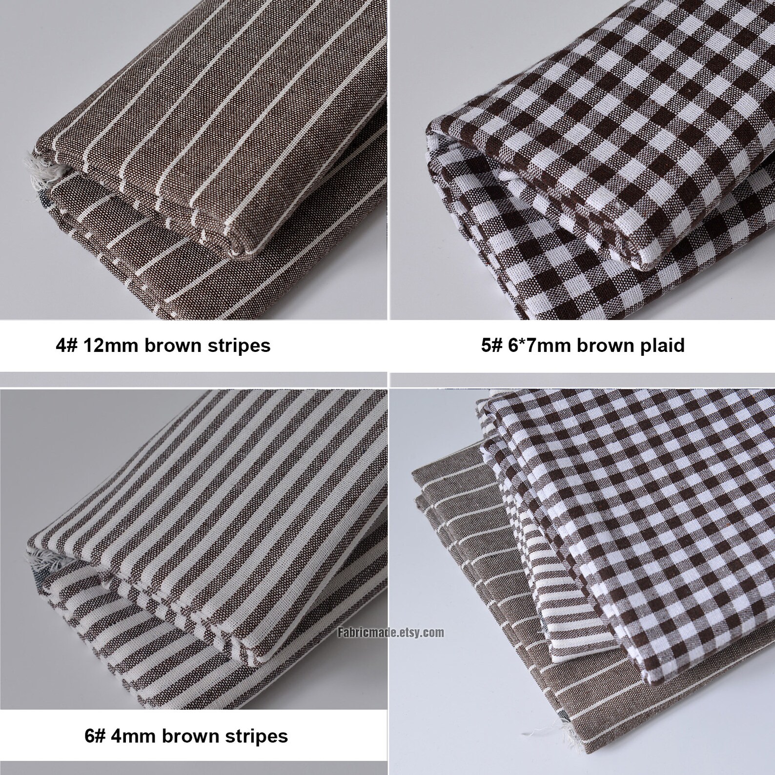 Sale Cotton Linen/ Stripe Fabric/ Linen/ Plaid Linen/ Linen - Etsy