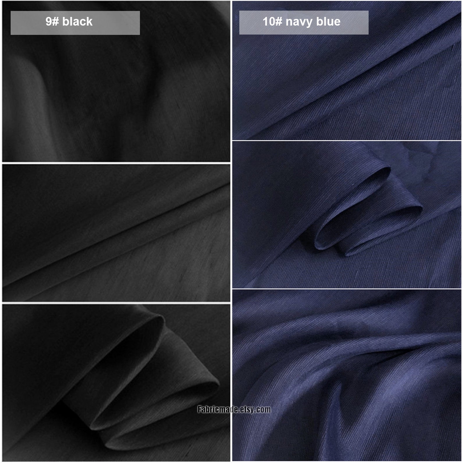 17 Colors- Solid Silk Linen Blend Fabric - 19.6"/50cm - Etsy