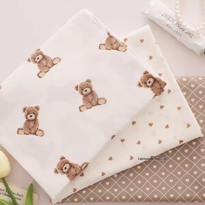 Bear fabric - Etsy