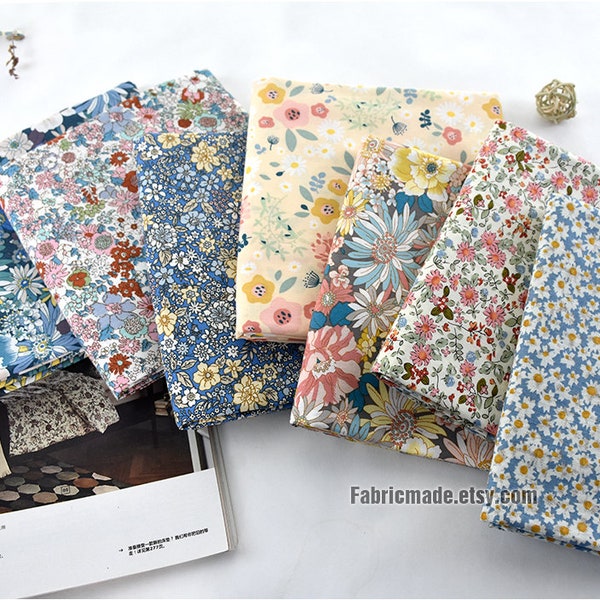 Cotton Fabric by the Yard - Etsy