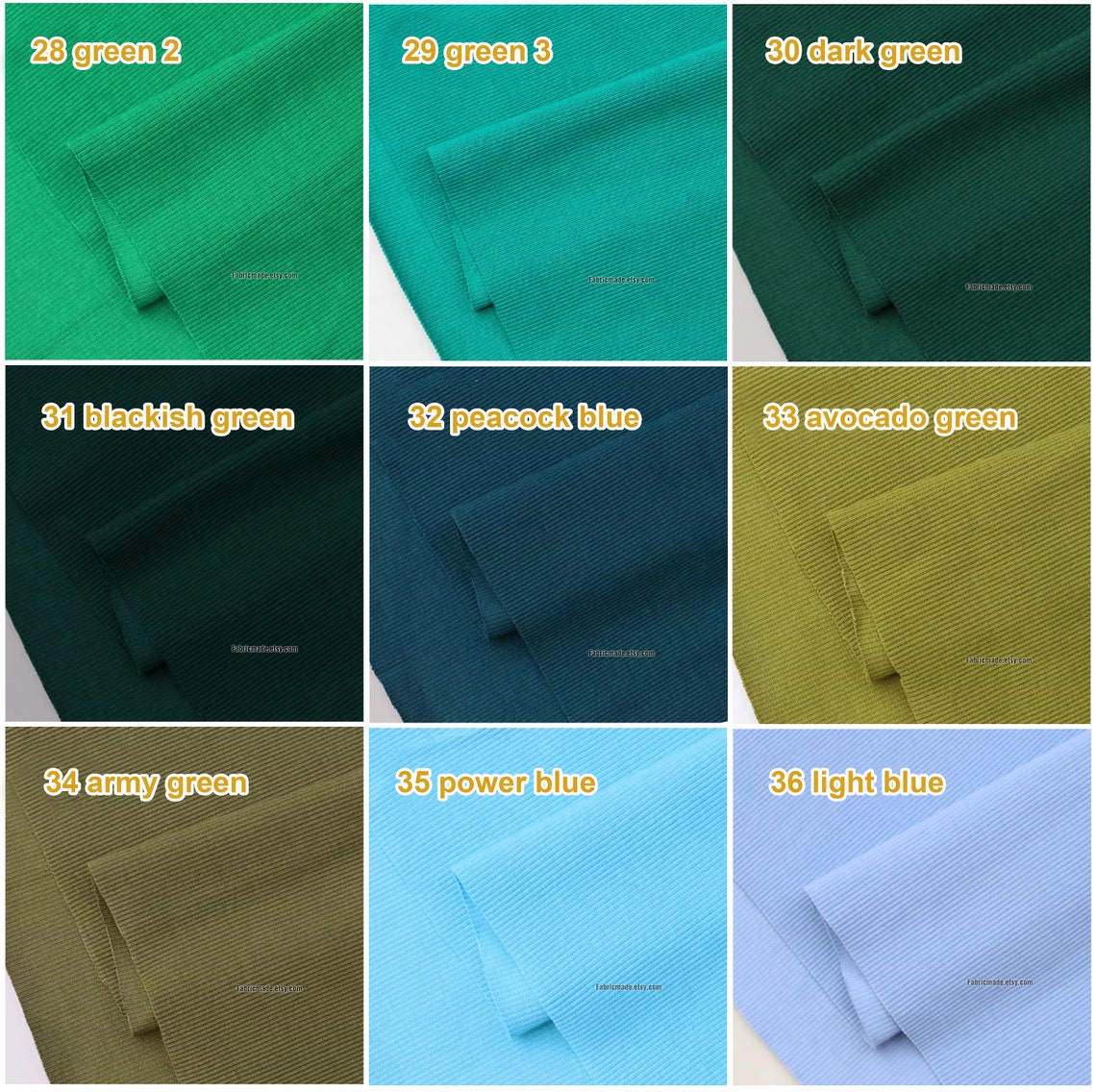 116 Colors Choose Ribbing 7.8 Length 20 X 100cm Ribbing - Etsy