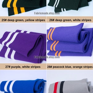 30 Colors Stripes Ribbing- 15cm X 80cm Ribbing and Binding Knit Fabric ...