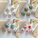 Handmade Floral Fabric Buttons Set of 10 Cloth Buttons, 20mm Fabric ...