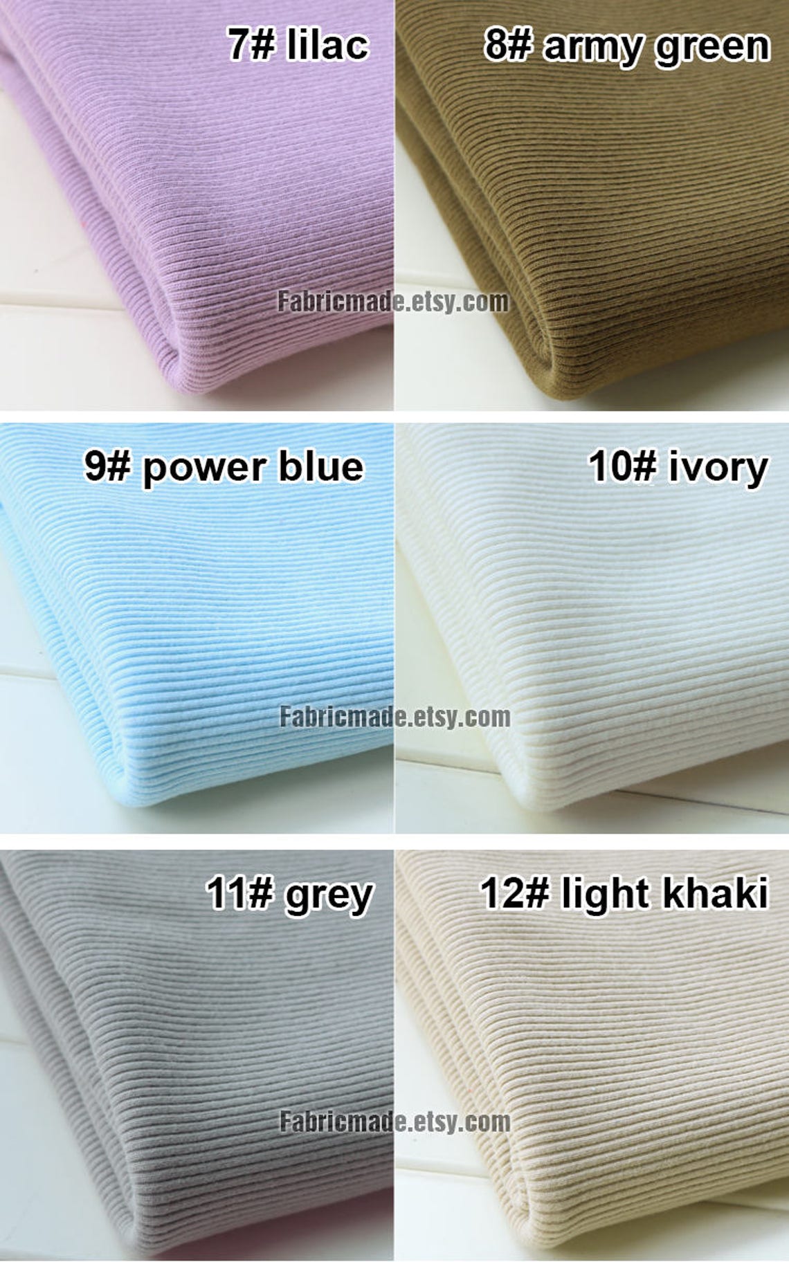 Heavy Knit Cotton Ribbing Fabric – Winter Cuffs, Neckline, Hems - Etsy