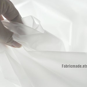1/2 Yard Thin Translucency TPU Fabric- Transparent Clothes Raincoat ...