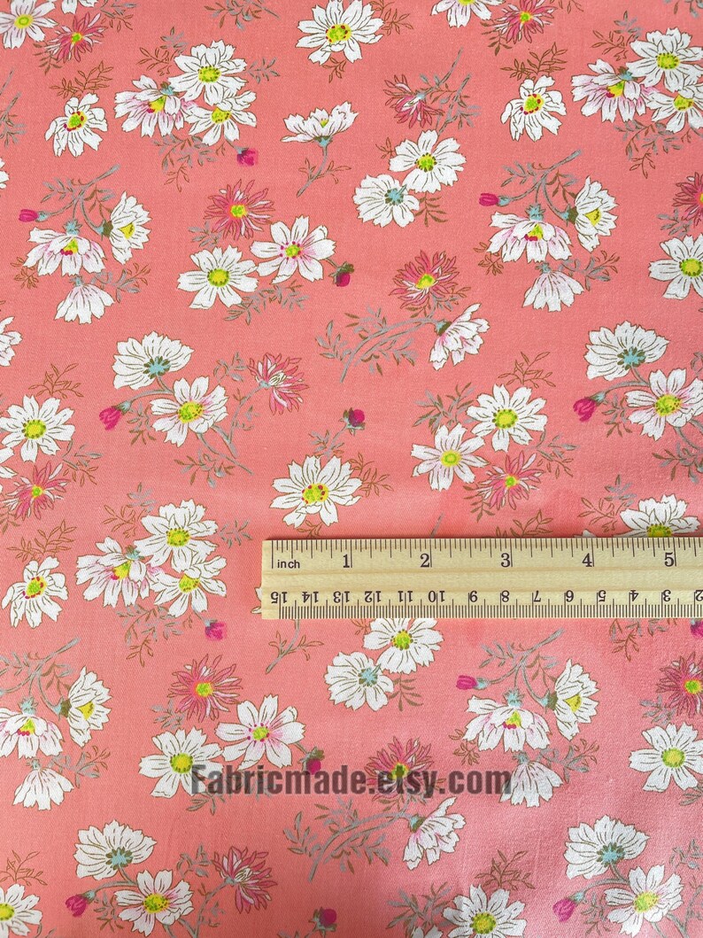 Flower Cotton Fabric Bundle, A Fat Quarter Fabric Bundle, Shabby Chic ...