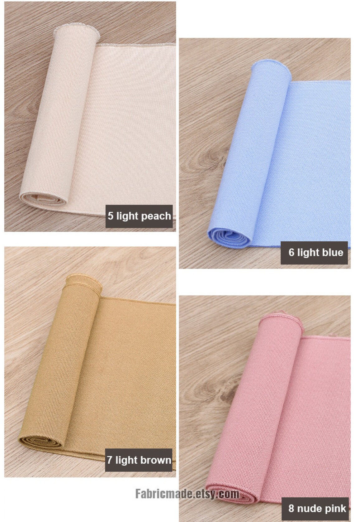 Heavy Cotton Ribbing and Binding Knit Fabric for Neckline - Etsy