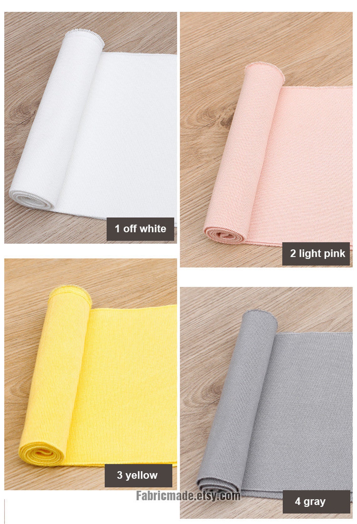 Heavy Cotton Ribbing and Binding Knit Fabric for Neckline - Etsy