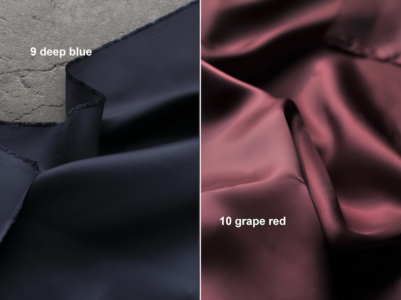 15 Colors 100% Cupro Bemberg Fabric Twill for Fashion Lining - Etsy