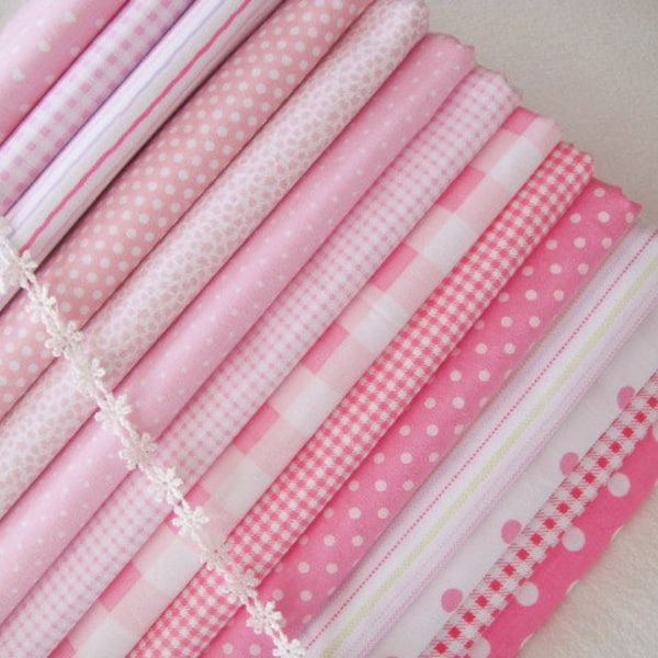 Pink Plaid Fabric - Etsy