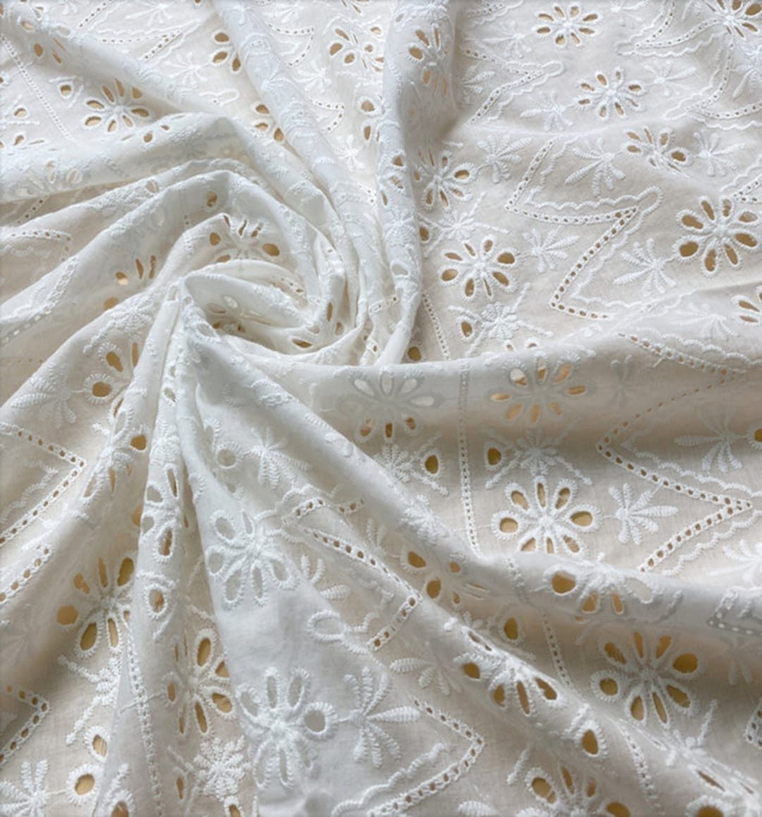 Cotton fabric for embroidery store