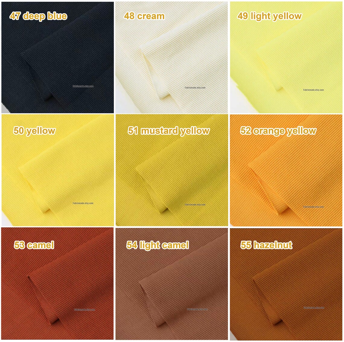 116 Colors Choose Ribbing 7.8 Length 20 X 100cm Ribbing - Etsy