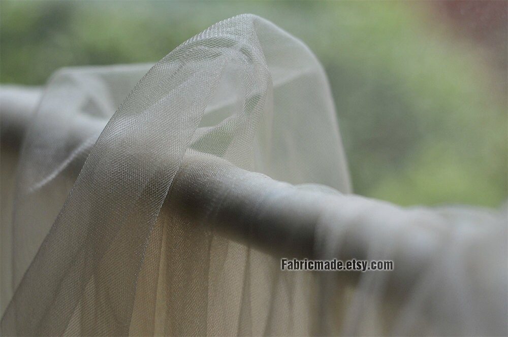 Super Transparent Netting Fabric Pearly Lustre Nude Netting | Etsy