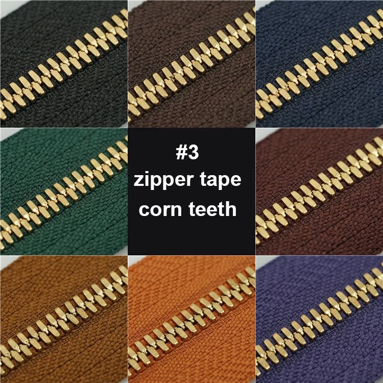 16 Colors No. 3 5 8 Luxury Metal Two Way DIY Zipper Tape by - Etsy