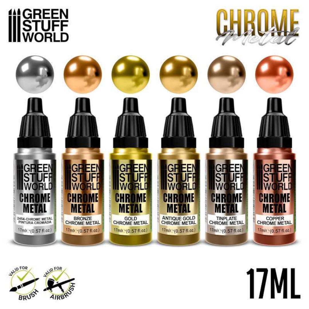 Alcohol-based Metallic Paint, Effect of a Mirror-like Chrome Surface - Etsy
